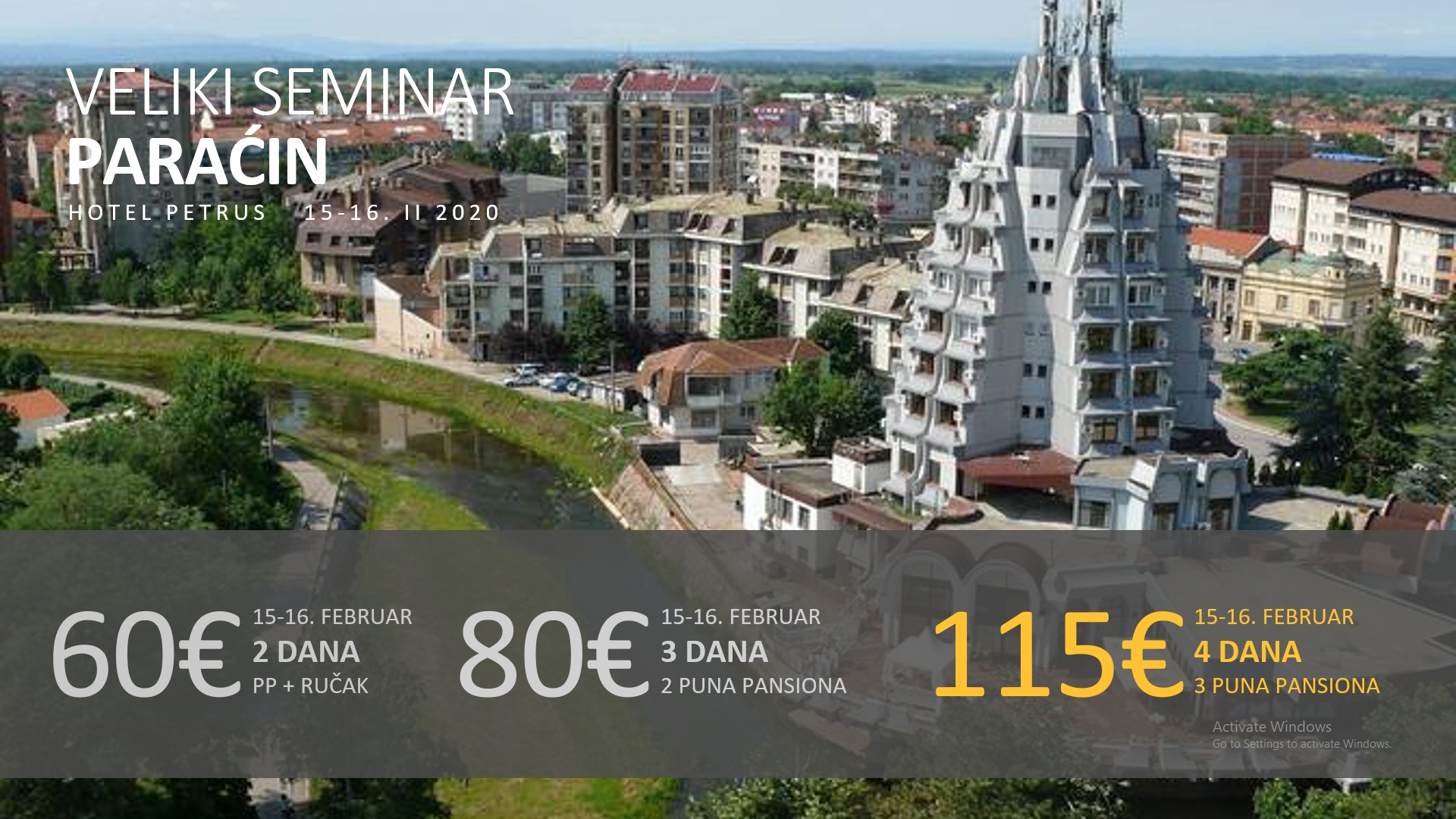 Veliki seminar Paraćin - Green BSN